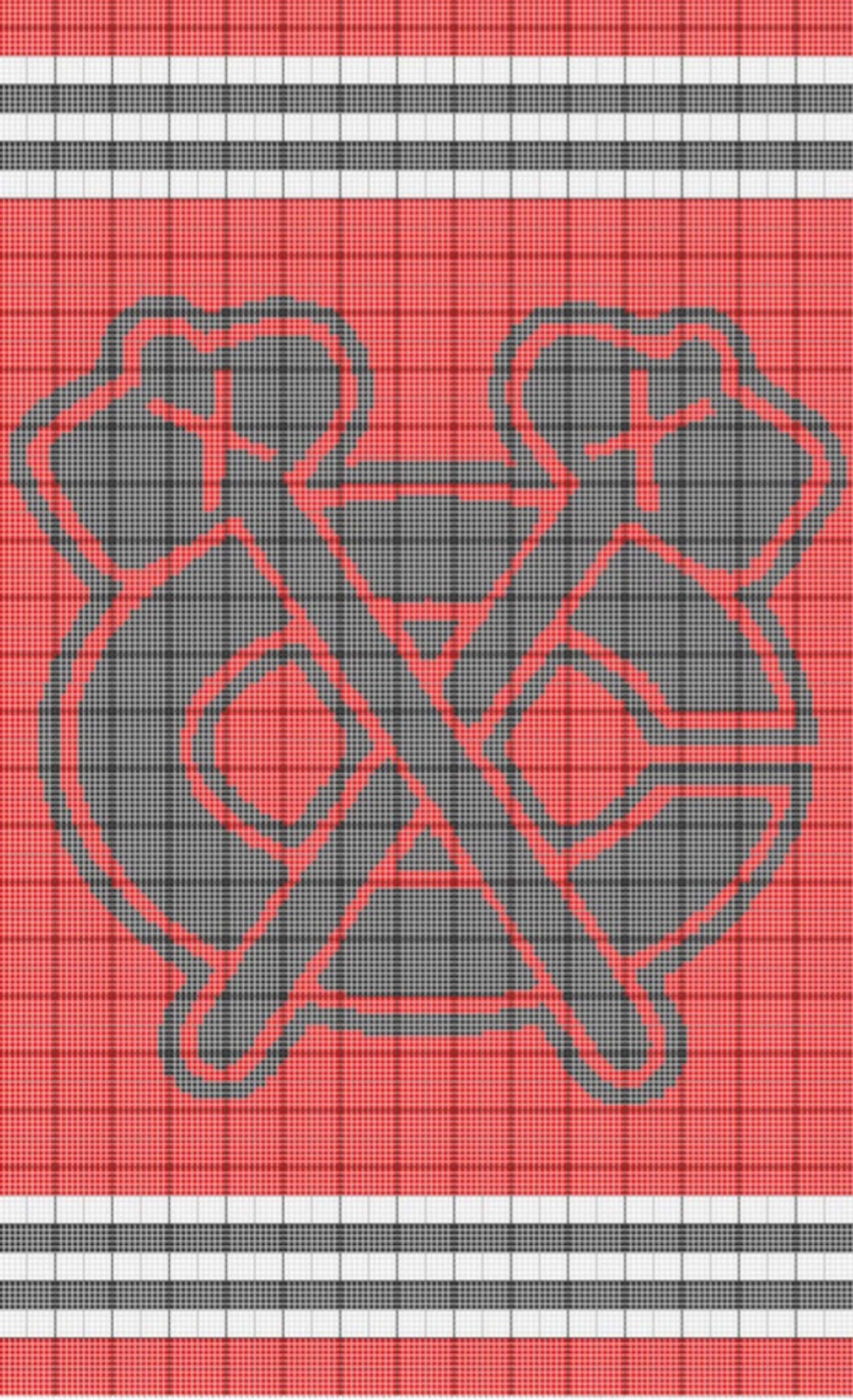 Blackhawks Hockey Graphghan Pattern - Etsy
