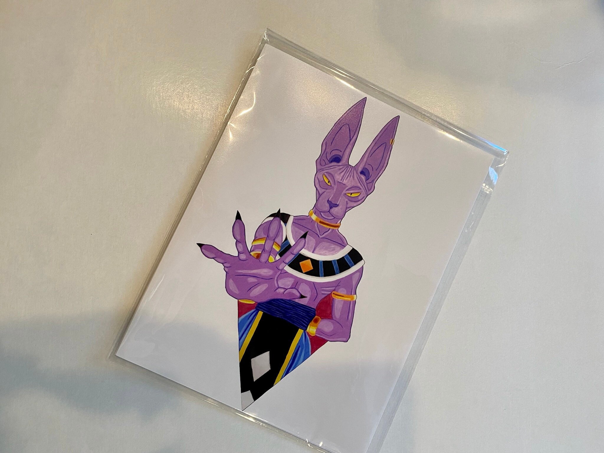 Drawing Print Beerus - Etsy