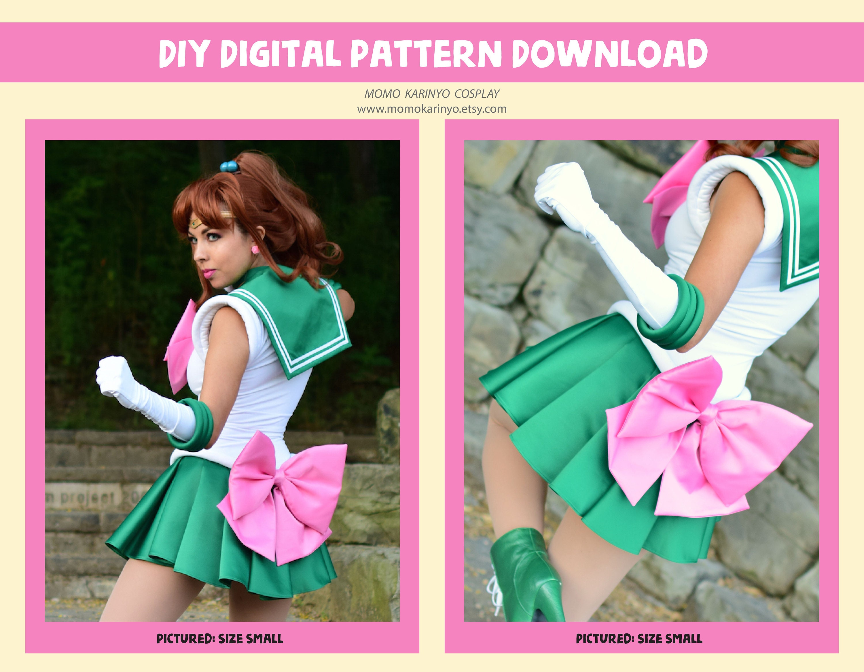 DIY Magical Girl Circle Skirt Pattern size Extra Small | Etsy