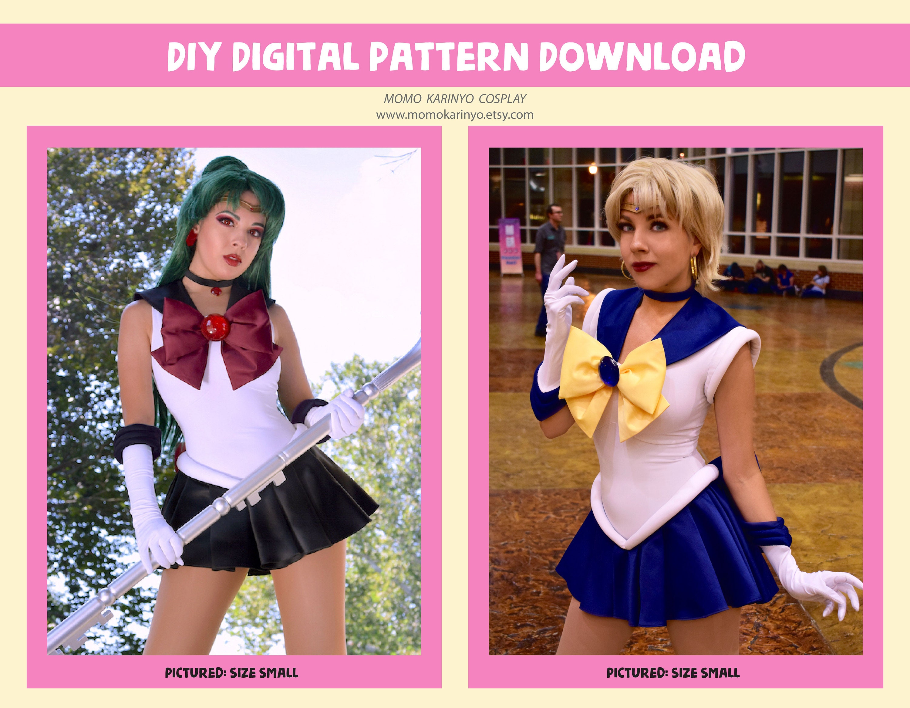 DIY Magical Girl Circle Skirt Pattern size X5 | Etsy