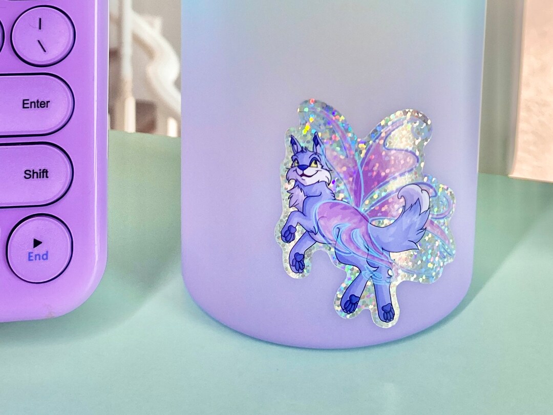 Glitter Faerie Lupe Sticker - Etsy