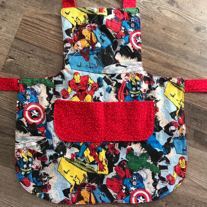 Superhero Apron - Etsy