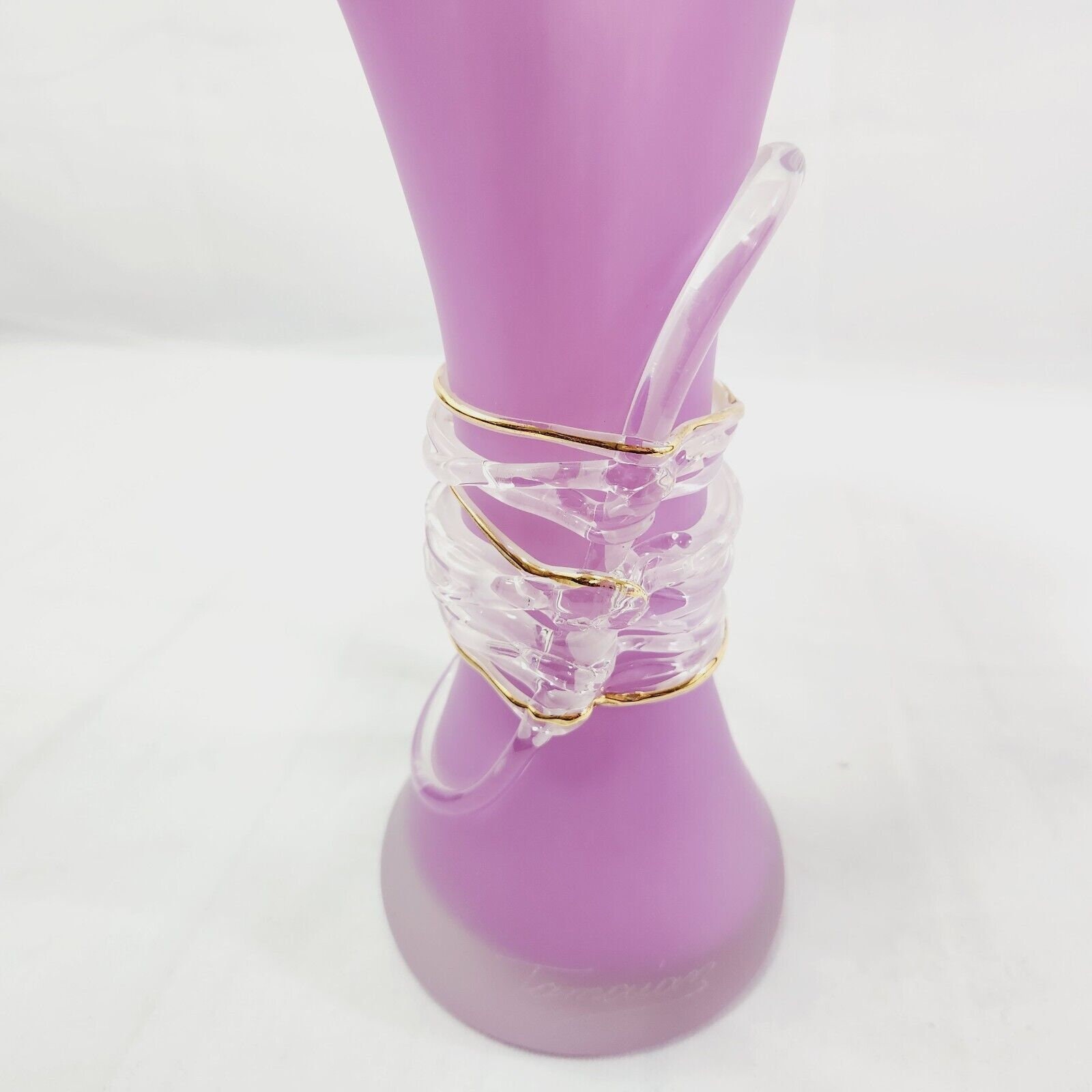 Vintage Tamaian Signed Hand Blown Art Glass Abstract Vase 12 Beautiful ...