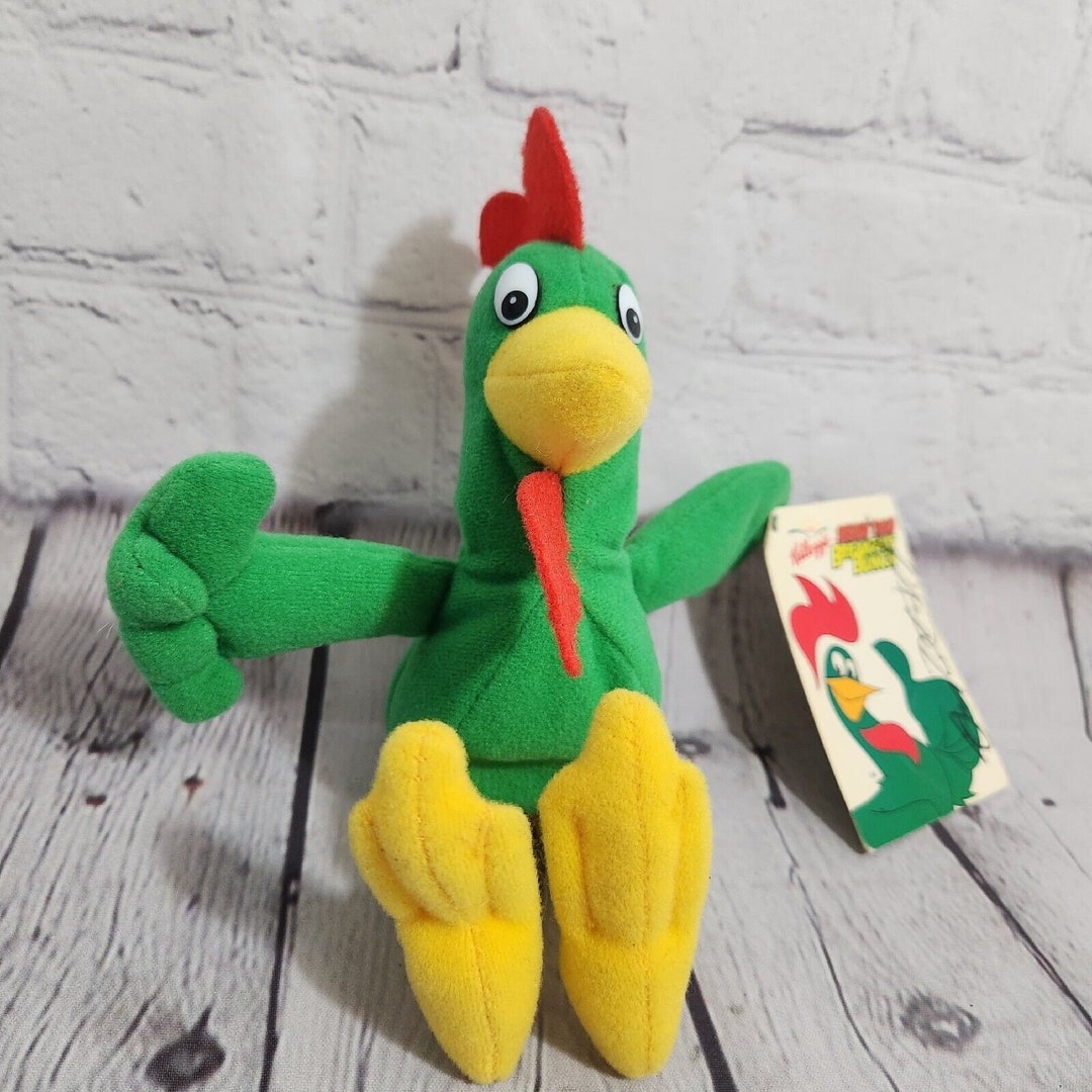 1997 Kelloggs Corn Flakes Bean Bag Breakfast Bunch Rooster Corny ...