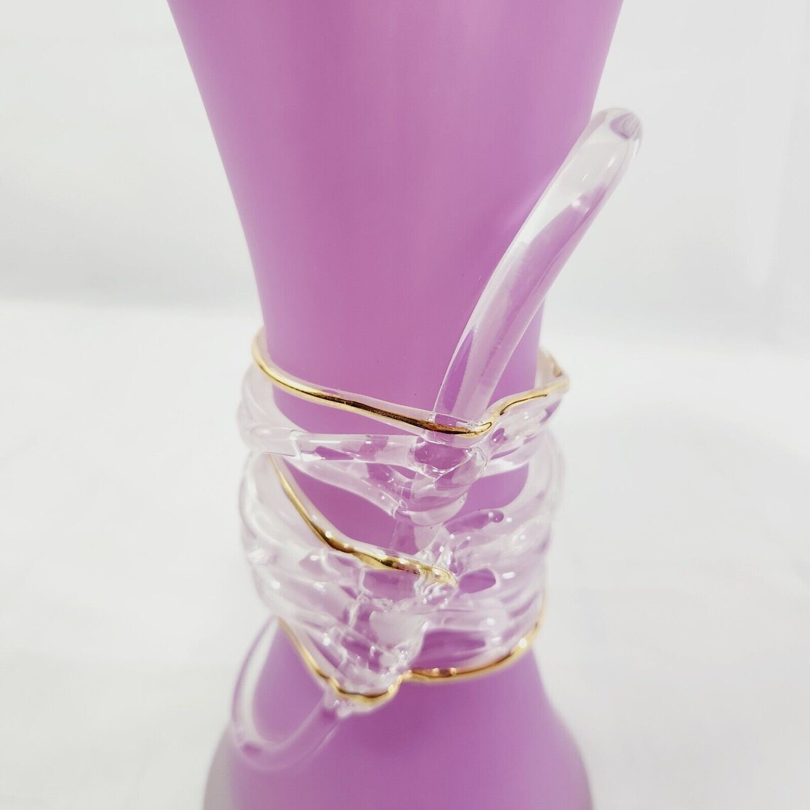 Vintage Tamaian Signed Hand Blown Art Glass Abstract Vase 12 Beautiful ...