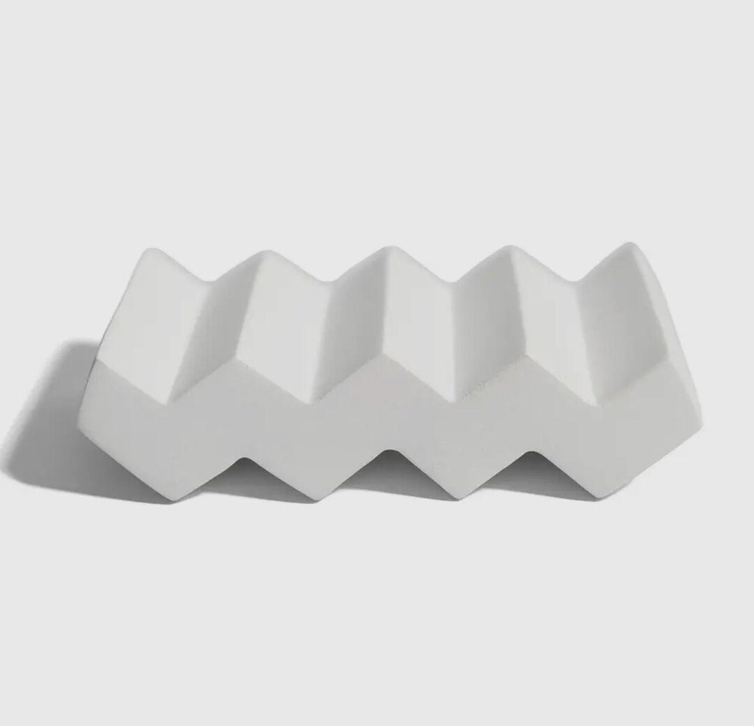 White Modern Minimalistic Cement Soap Dish, Great Housewarming Gift ...