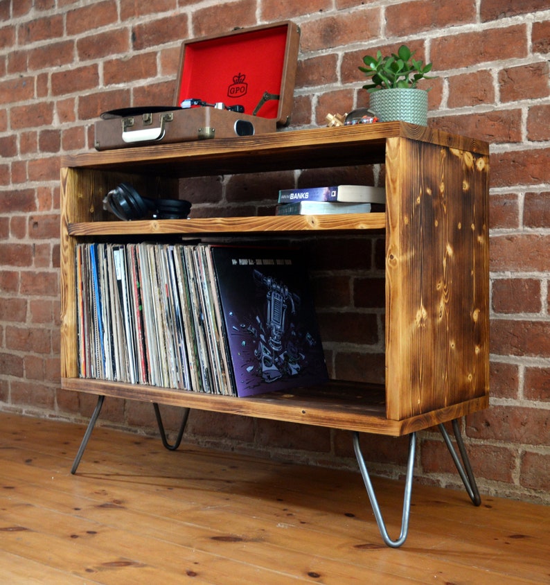 Hi-fi and Vinyl Storage Unit - Etsy UK