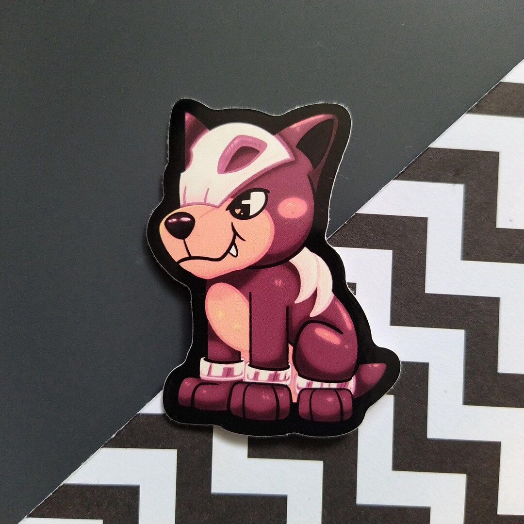 Hell Hound Pup Vinyl Sticker - Etsy