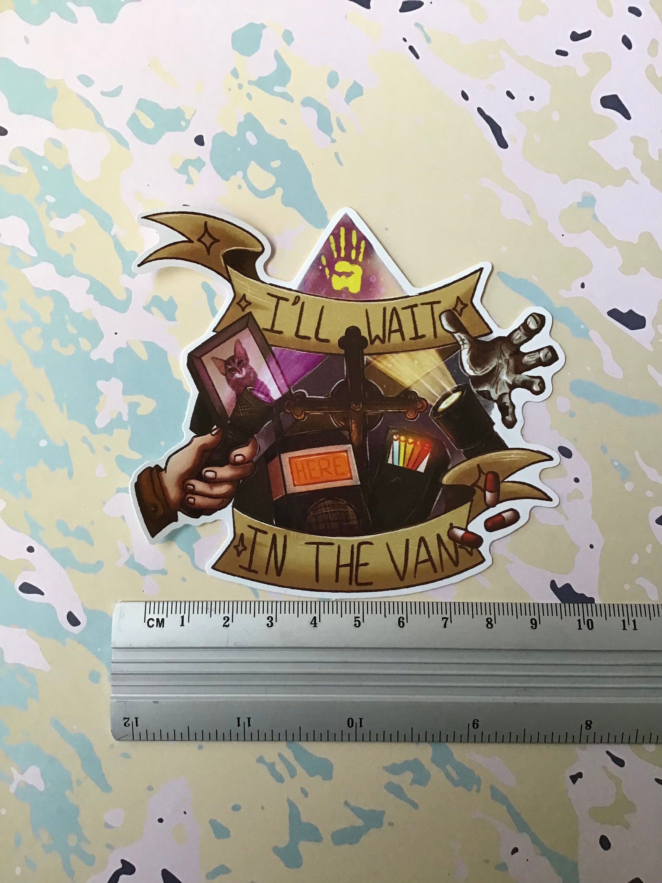 I'll Wait in the Van Phasmophobia Ghost Hunting Vinyl - Etsy