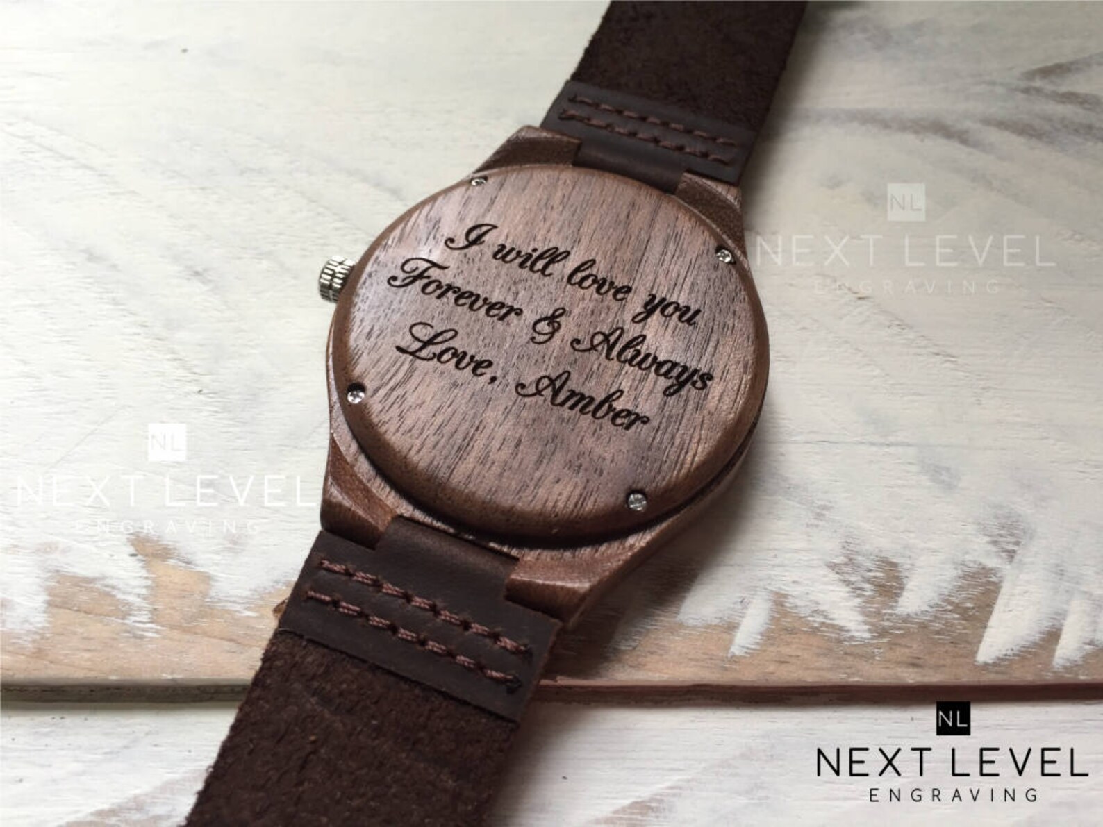 Engraved Wood Watch Retirement Gift for Him Mens Custom - Etsy