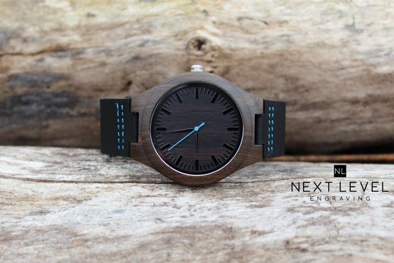 Engraved Wood Watch Retirement Gift for Him Mens Custom - Etsy