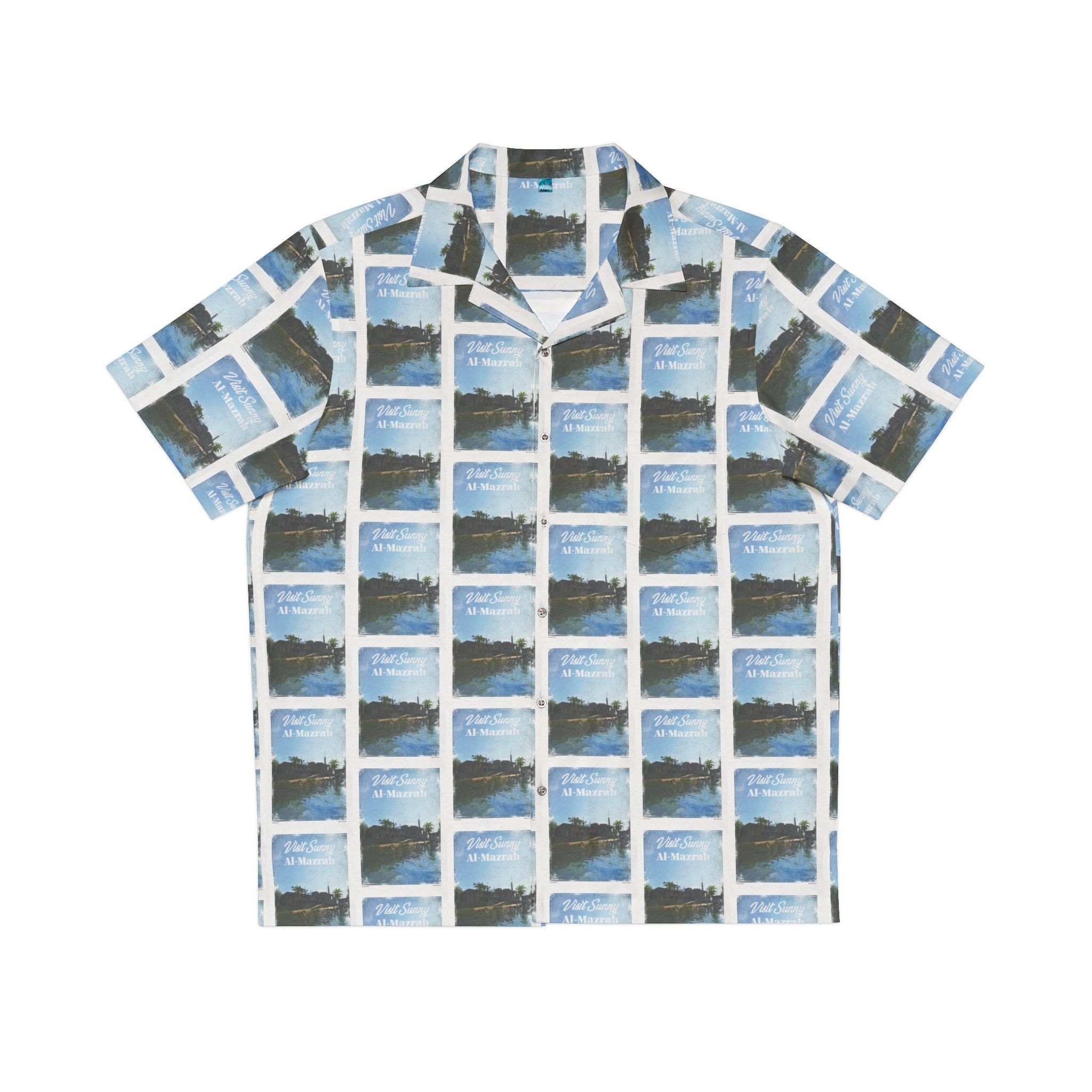 WARZONE DMZ, Visit Sunny Al-mazrah Resort Patterned, Men's Hawaiian ...
