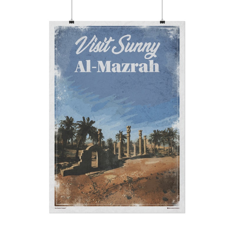 WARZONE DMZ - Visit Sunny Al-mazrah - Rolled Posters - Etsy