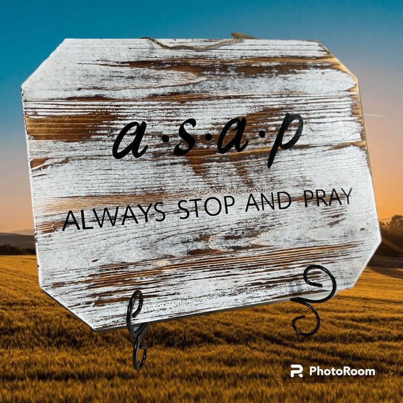 Always Stop and Pray Wooden Sign - Etsy