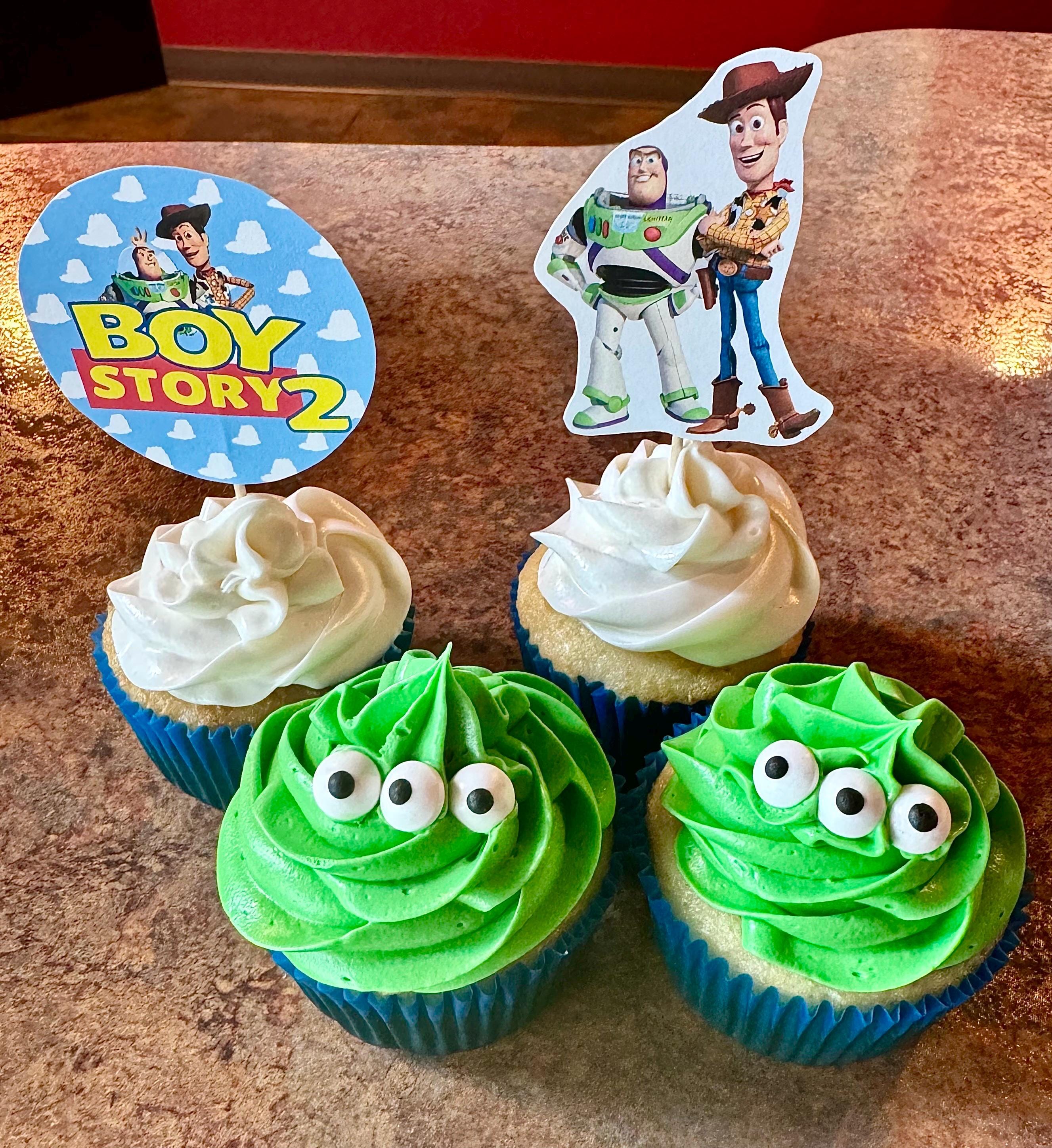 Toy Story Fondant Cupcake Toppers Toy Story Cupcakes Too Nice To
