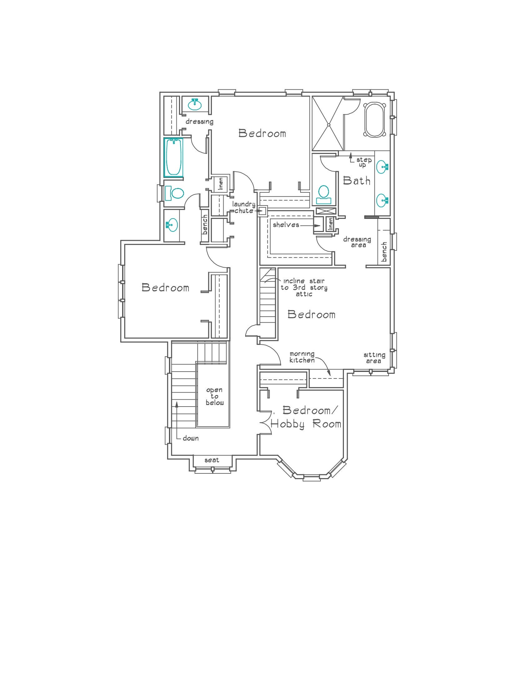 Custom Architectural Drafting Service -example Floor Plans and ...