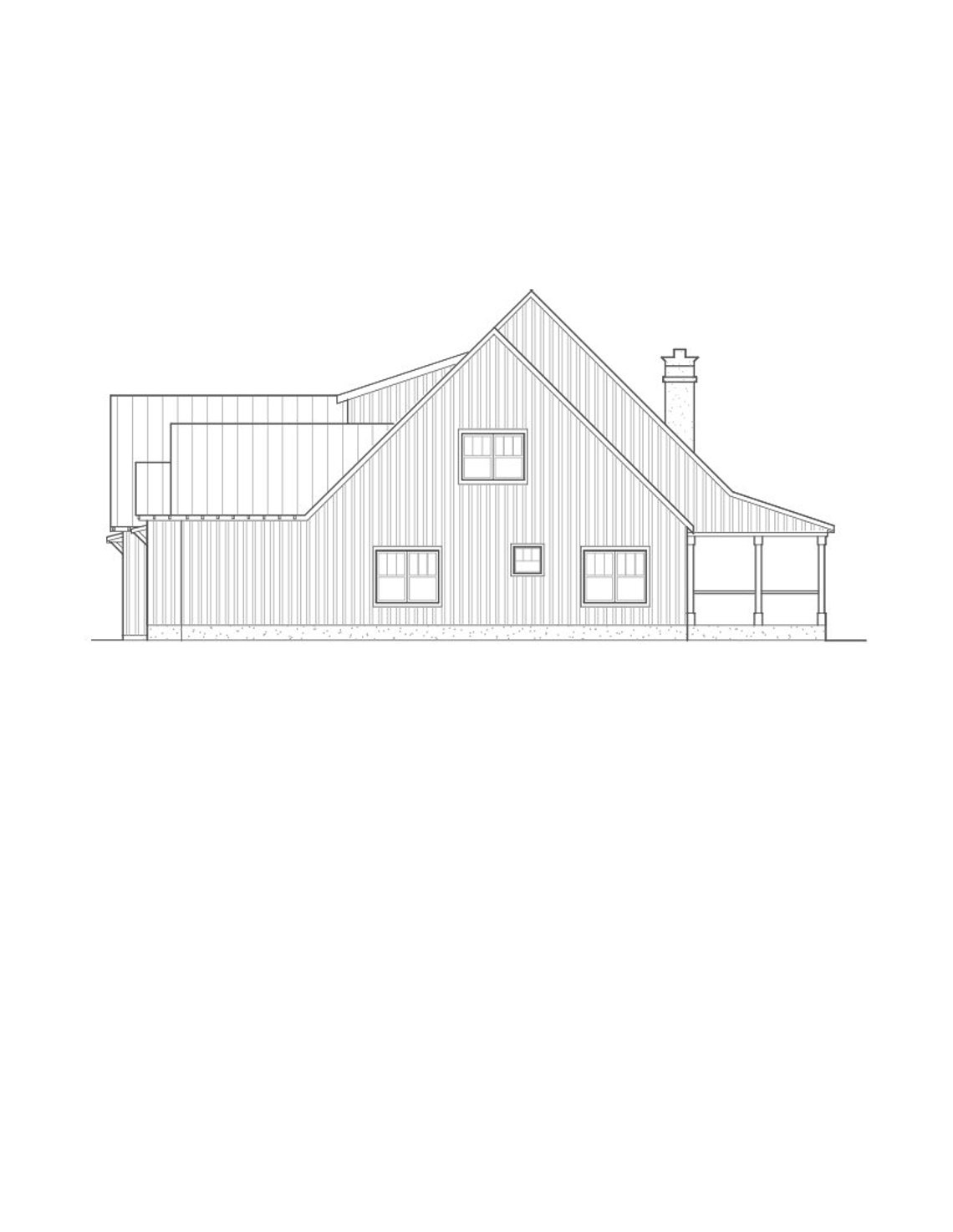 Modern Farmhouse Custom Architectural CAD Drafted House, Floor Plans ...