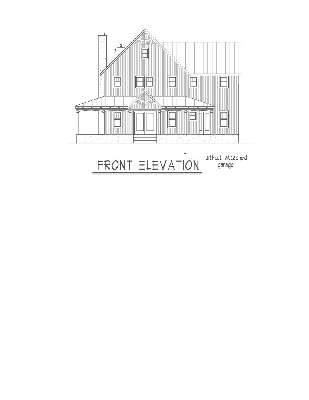 Farmhouse Custom Architectural Drafting Service -floor Plans and ...