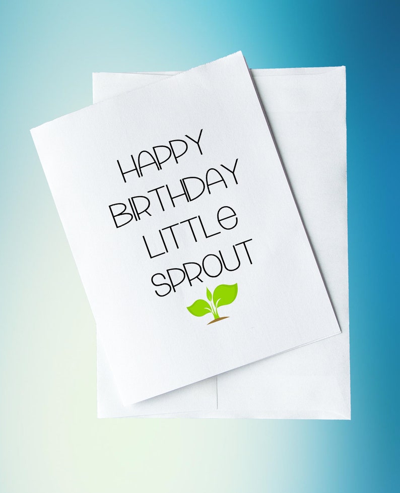 Happy Birthday Little Sprout - Etsy