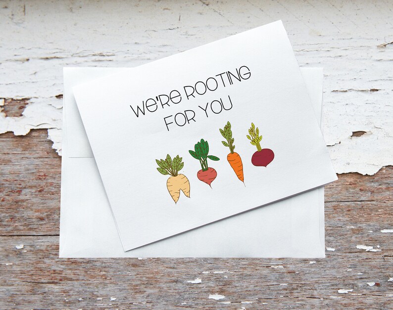 We're Rooting for You! - Etsy