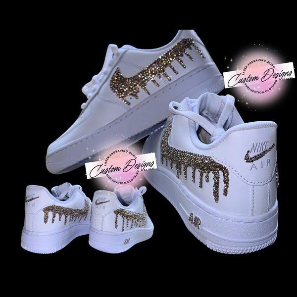 Bling Nike Shoes - Etsy
