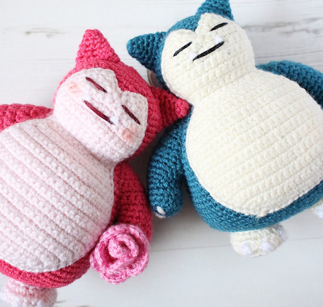 Snorlax Amigurumi Crochet Pattern, Adorable Snorlax DIY Crochet Pattern, Toy for Kids, Newborns ...