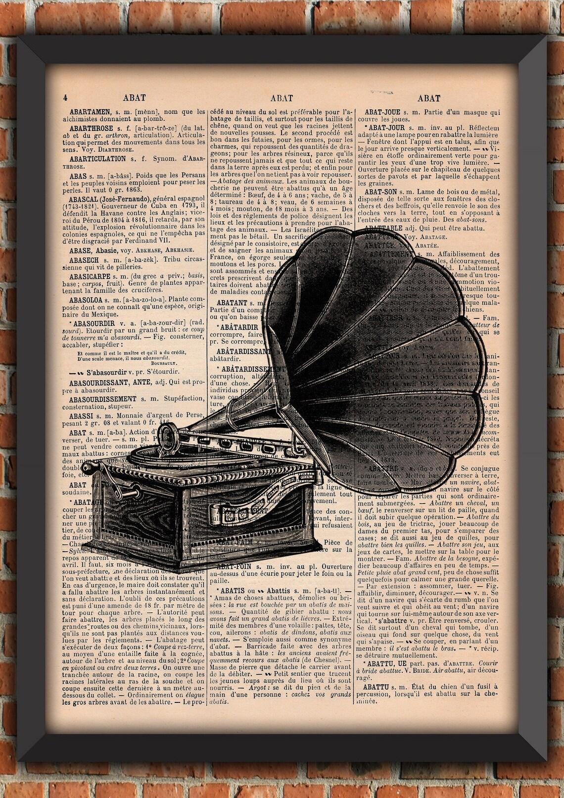 Gramophone Victorian Industrial Office Decor Photography - Etsy