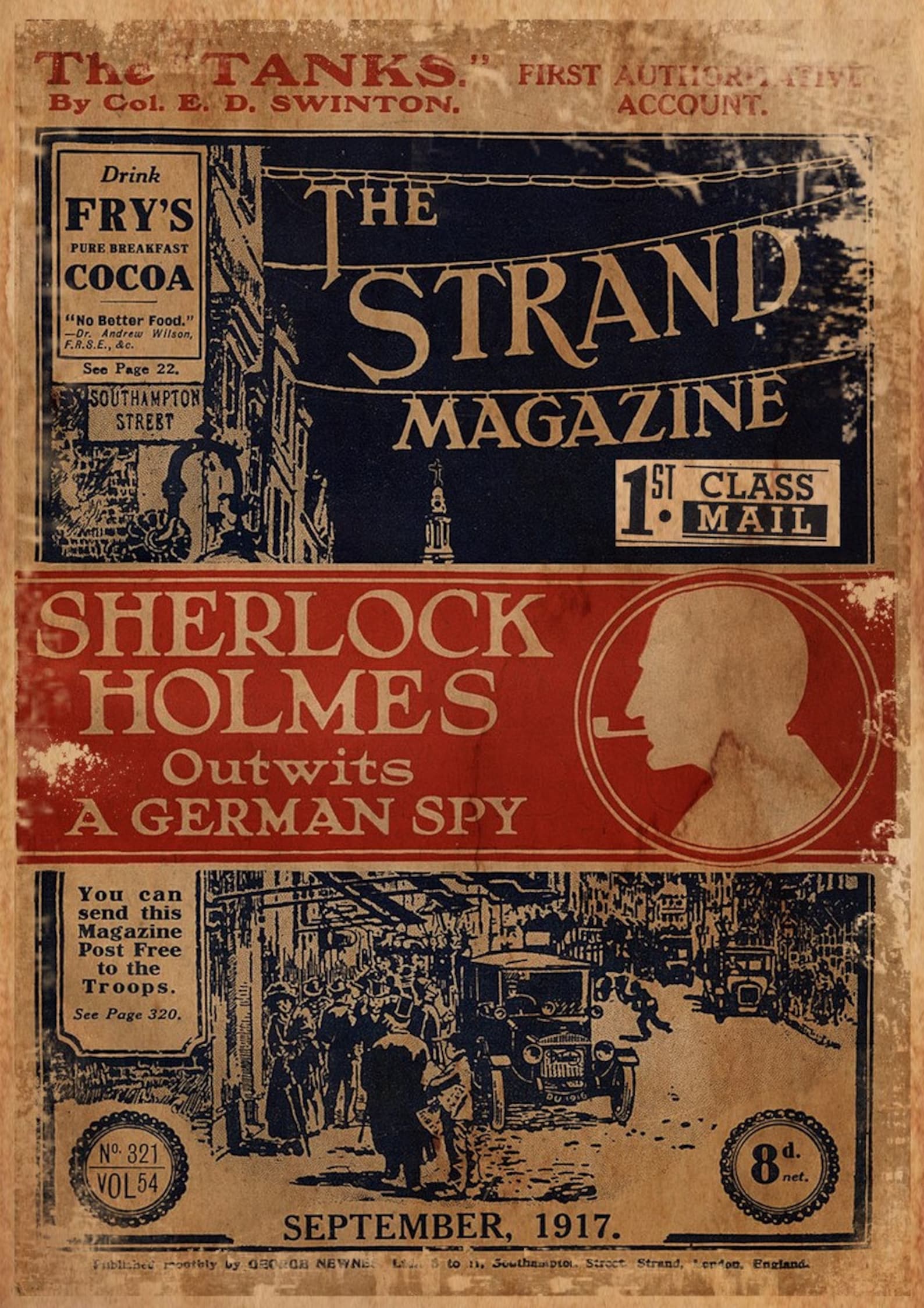 Sherlock HOLMES, Dr WATSON Poster, Sherlock Poster, Literature Poster ...