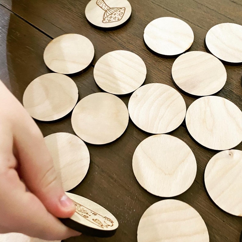 Woodland Themed Memory Matching Game Kids Game Matching - Etsy