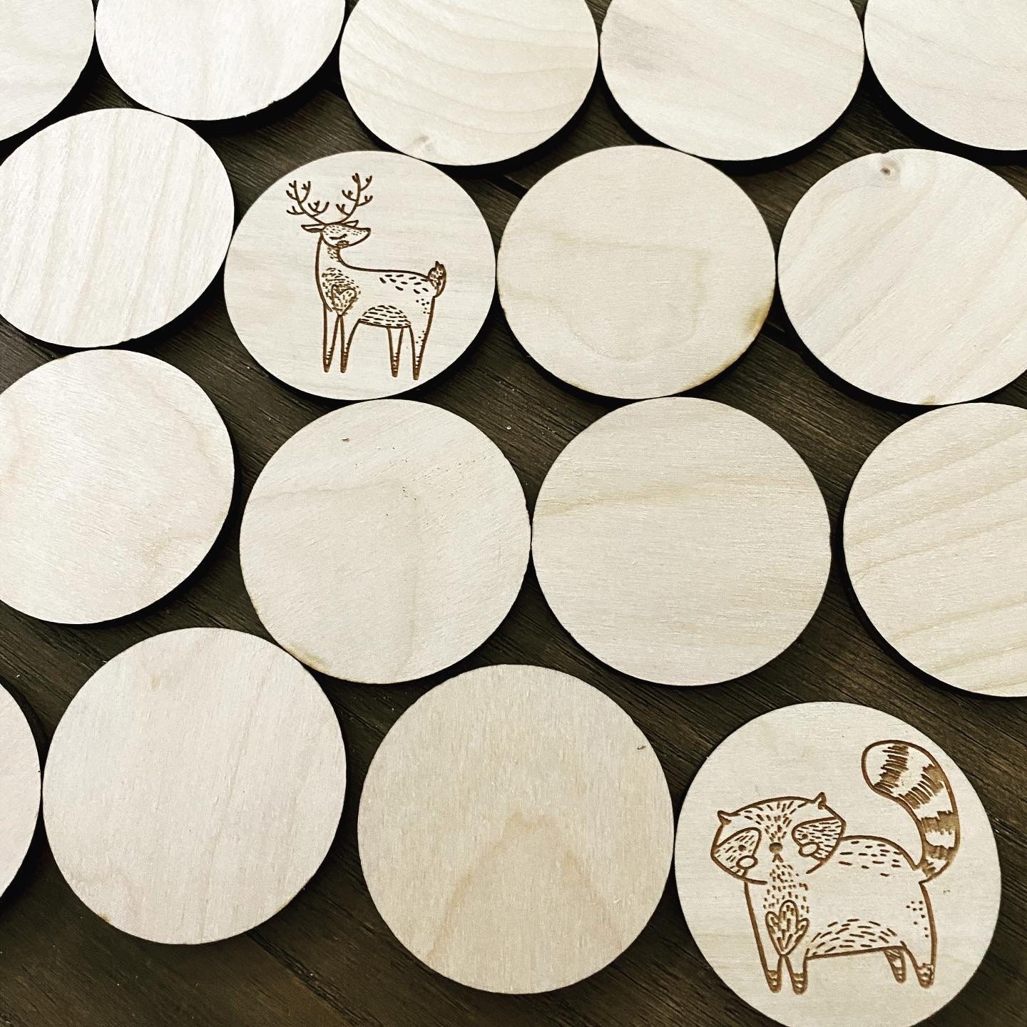 Woodland themed Memory Matching game Kids game Matching | Etsy