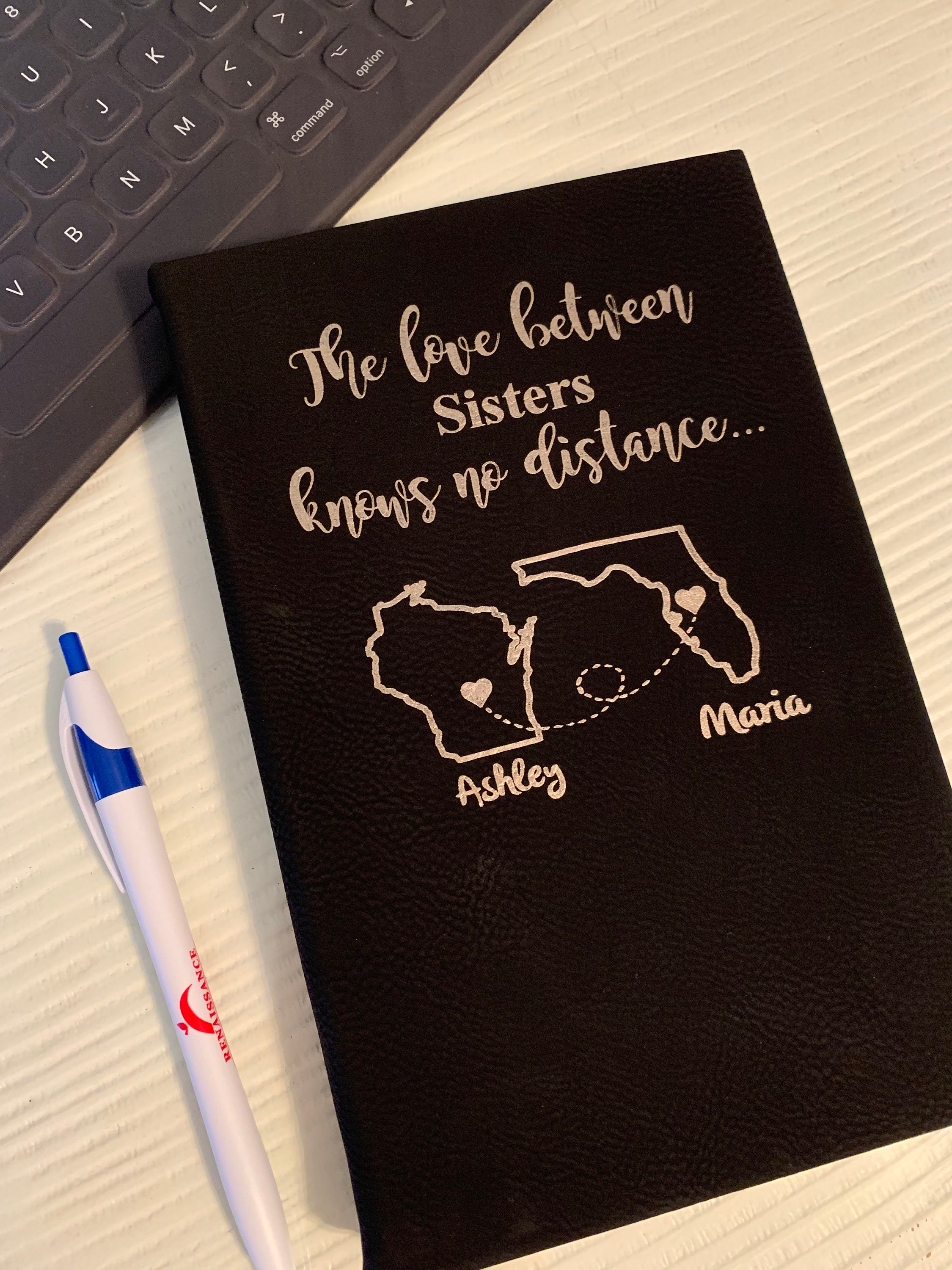 Long Distance Sisters BFF Journal | Etsy