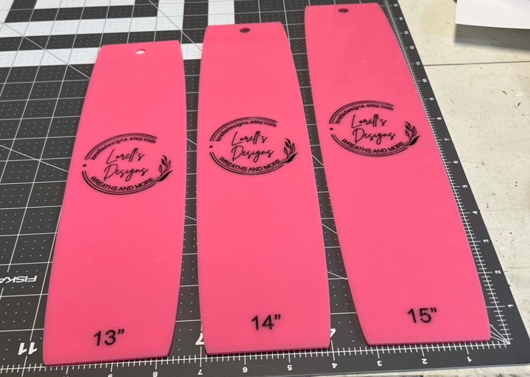 Ribbon Tail, Ribbon Ruler, Ribbon Tool, Wreath Ribbon Ruler - Etsy