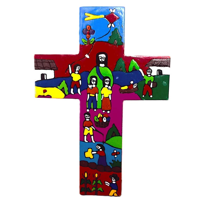 El Salvador Cross - Etsy