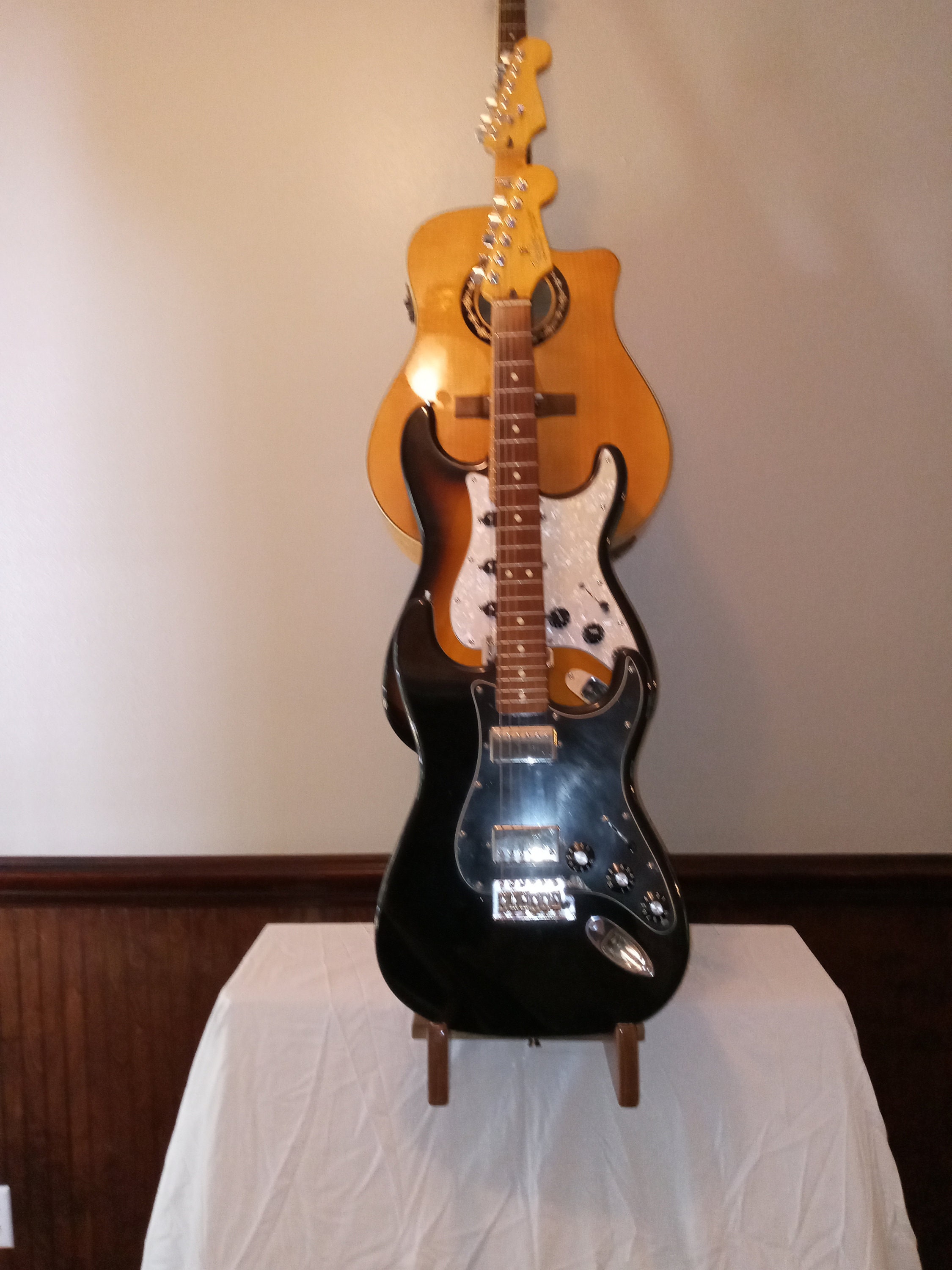 Guitar Stand 3 Tier Three Styles the Original. Solid - Etsy Canada