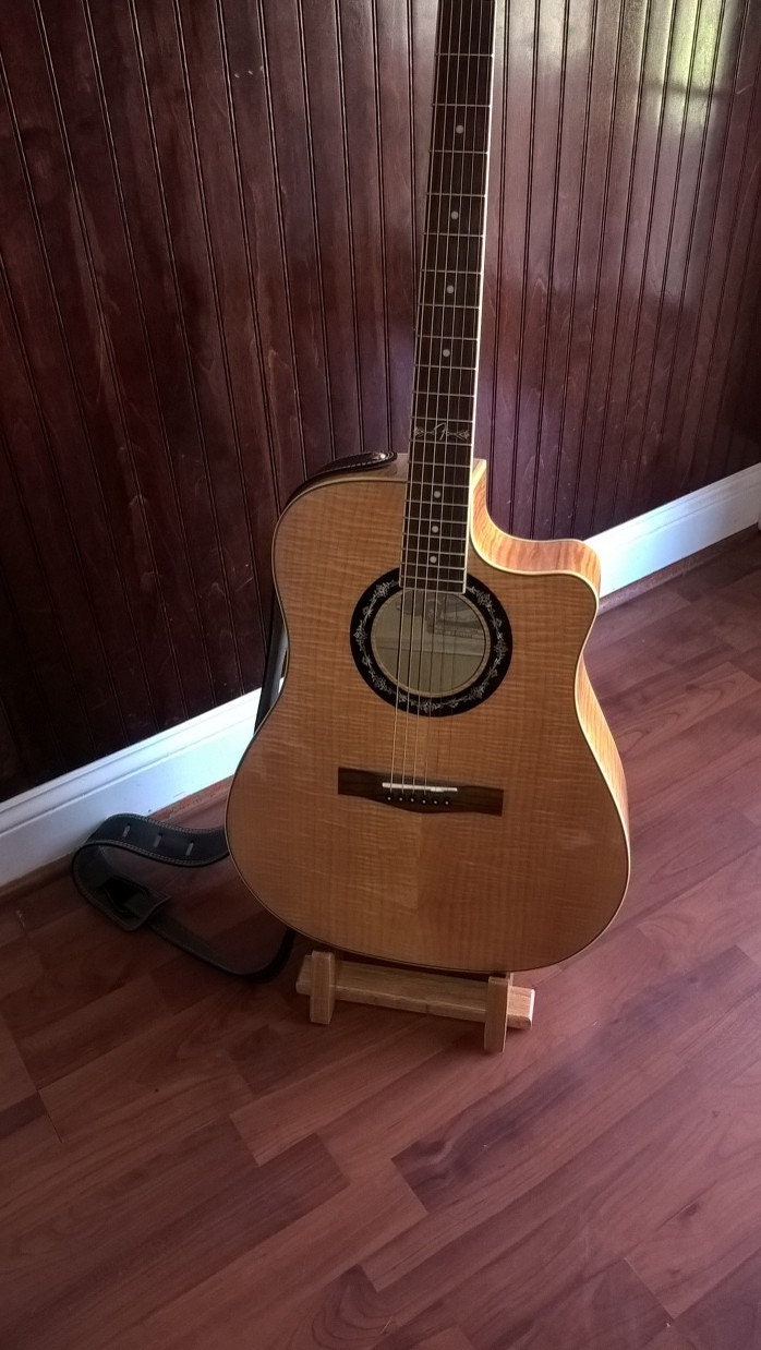 Guitar Stand for Single Acoustic Guitar Free Shipping in USA | Etsy