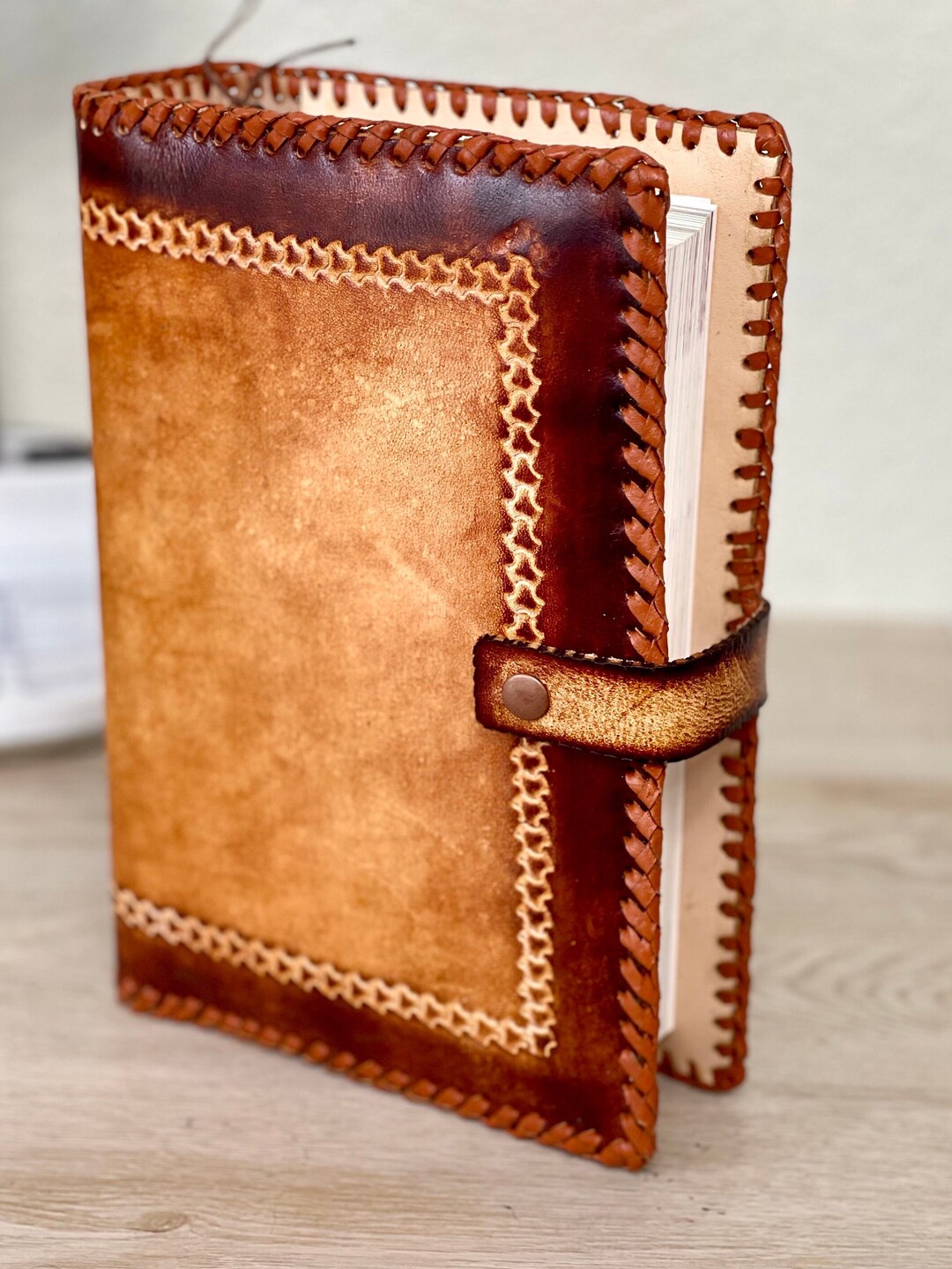 Leather Bible Cover, Holy Bible Leather Case Cover Christian Gifts for ...