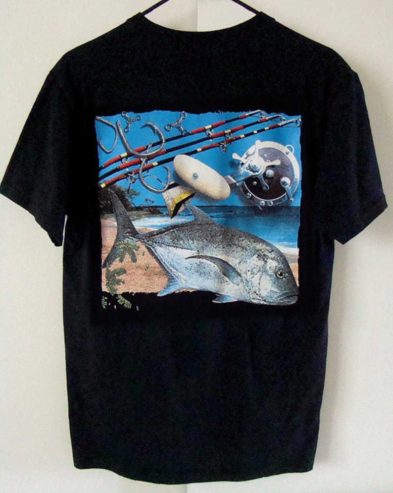 Long Sand T-shirt, Ulua Fishing T-shirt, Hawaii Fishing Shirt, Hawaiian ...