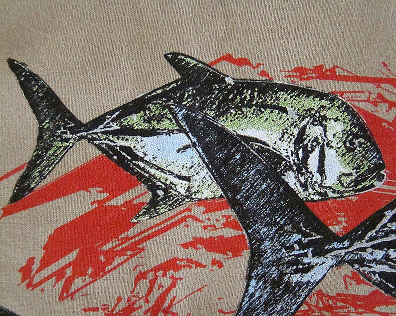 Ulua Dreams T-shirt, Ulua Fishing Shirt, Fish Design, Hawaii Fish Shirt ...