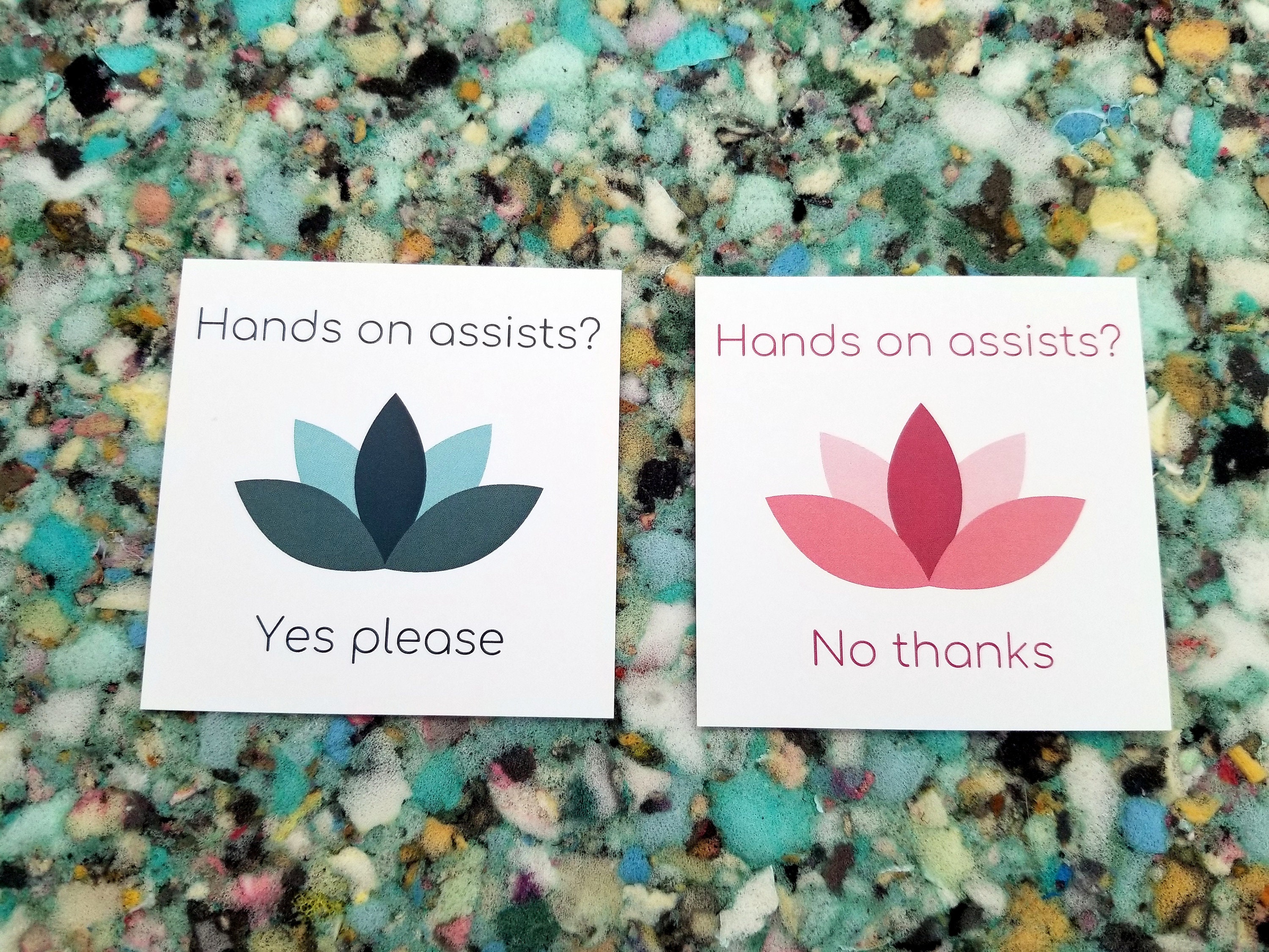 Yoga Teacher Consent Cards - Etsy