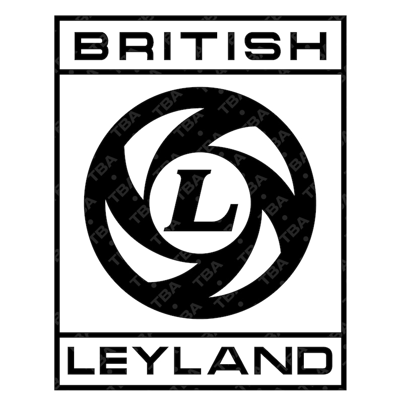 British Leyland, Logo, Clipart, Black and White, Classic, Vintage, SVG ...