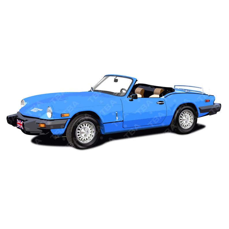 1980 Triumph Spitfire SVG, Digital Download. - Etsy