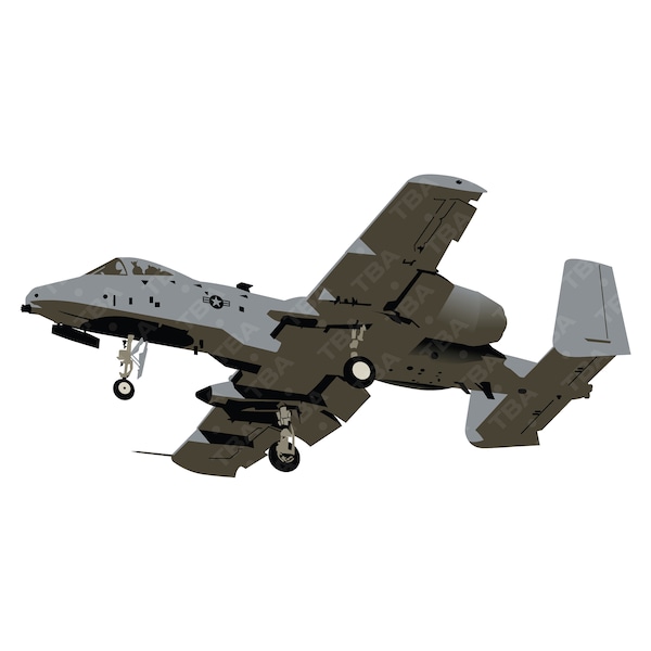 A10 Warthog Svg - Etsy