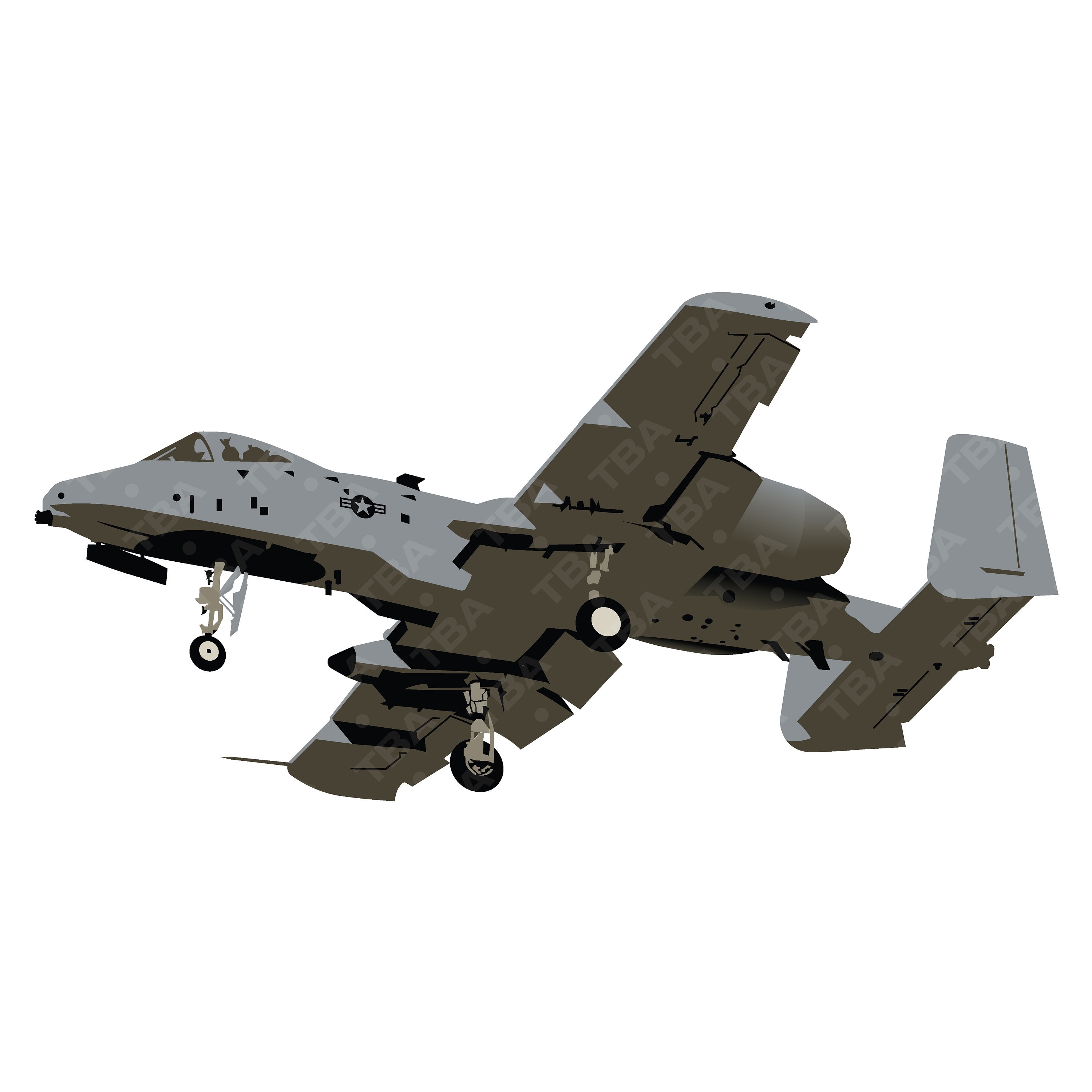 A-10 Warthog, SVG, Digital Download. - Etsy