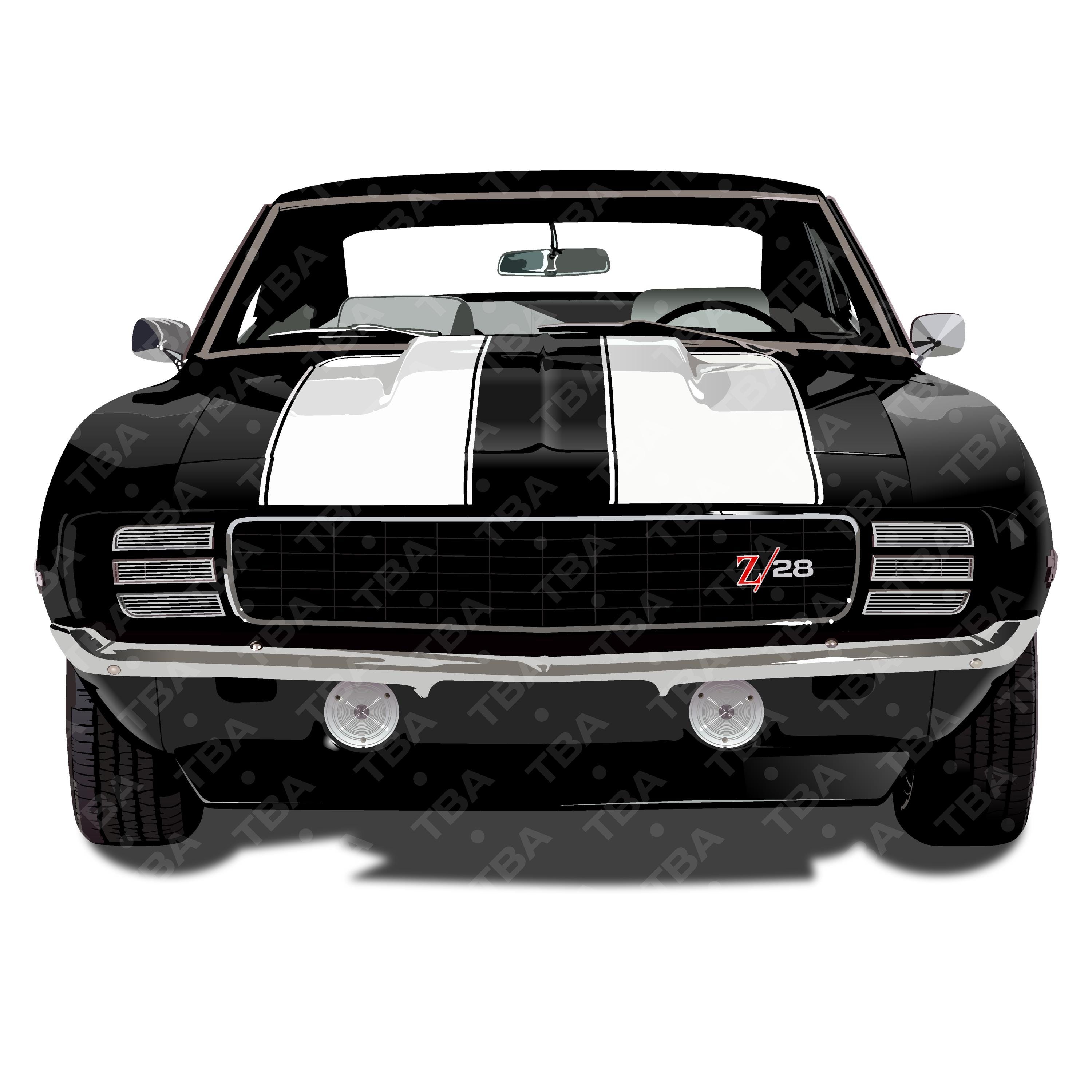 1969 Chevrolet Camaro Z28 SVG, Digital Download. - Etsy