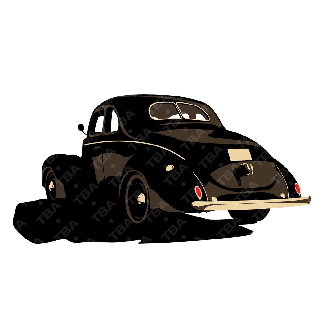 1939, Ford, Coupe, Hot Rod, Moonshine Car, SVG, Digital Download. - Etsy