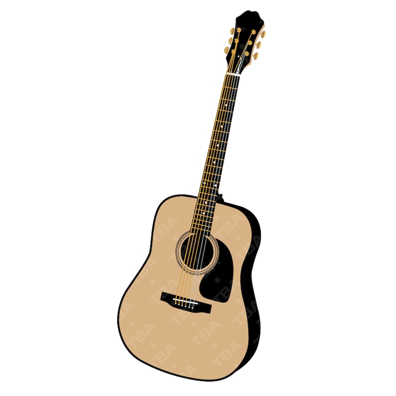 6 String Guitar, SVG, Digital Download. - Etsy