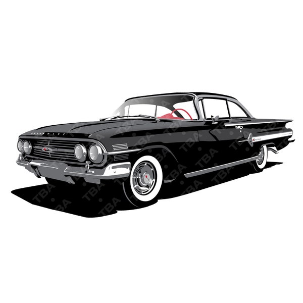 Chevrolet Impala Svg - Etsy