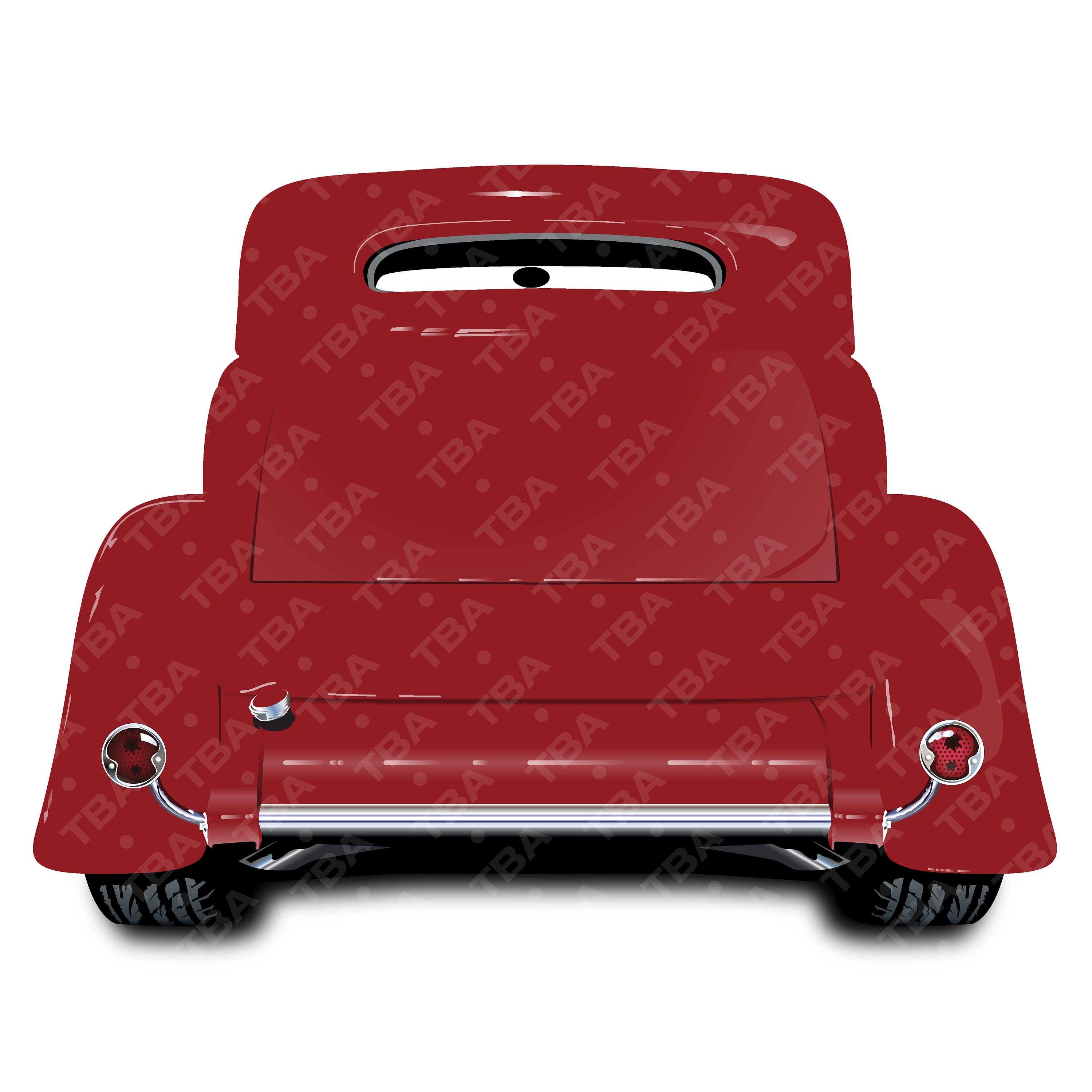 Hot Rod, Rear View, SVG, Digital Download. - Etsy