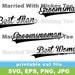 Baseball Style Font SVG Groom Groomsman Son of the Bride Best Man to Be ...
