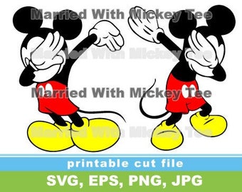 Dabbing Mickey Mouse - Etsy
